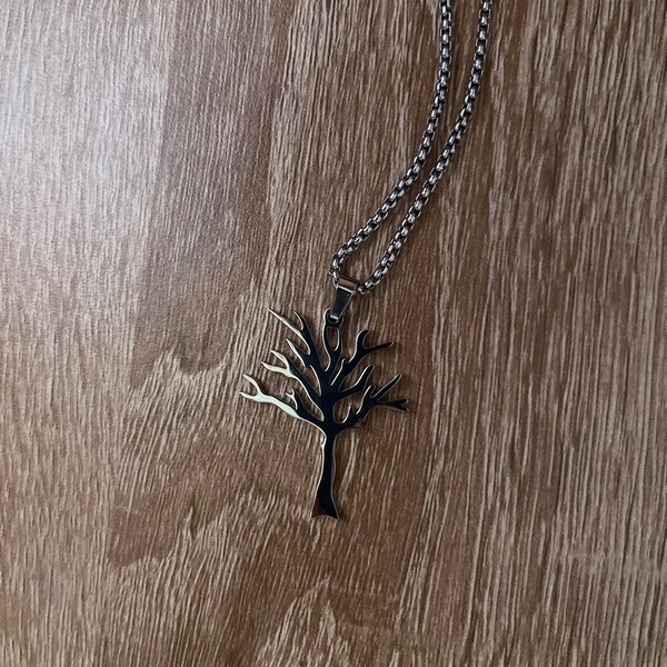 Cole Crown Chain, Silver Golden Stainless Steel Necklace Rapper Cole ...