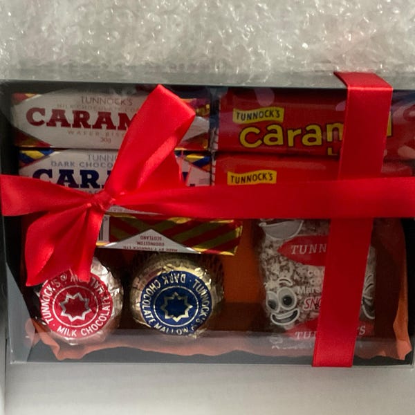 Scottish Tunnock’s Sweet Treat Chocolate Hamper - Etsy UK