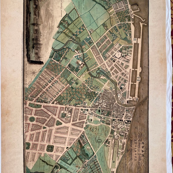 Old Map of Montrose | Fine Art Print | Vintage Town Survey in Angus ...