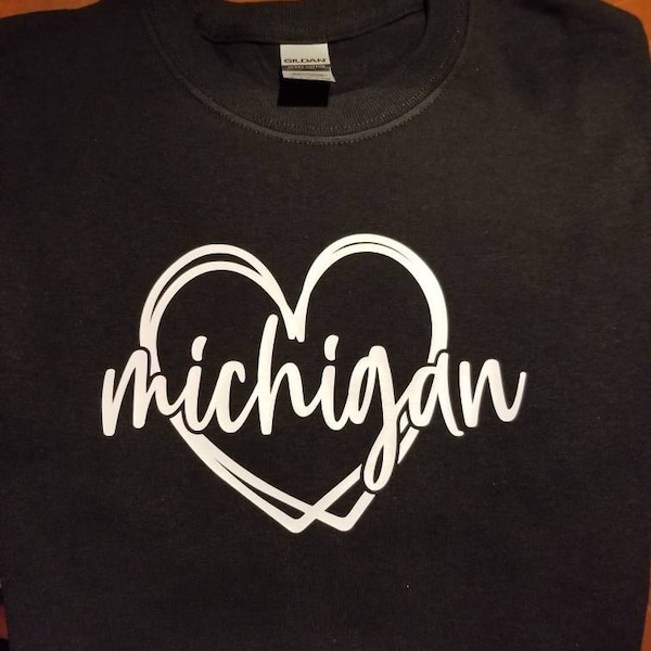 Michigan, Michigan Svg, Michigan Heart, Michigan Heart Svg, Michigan ...