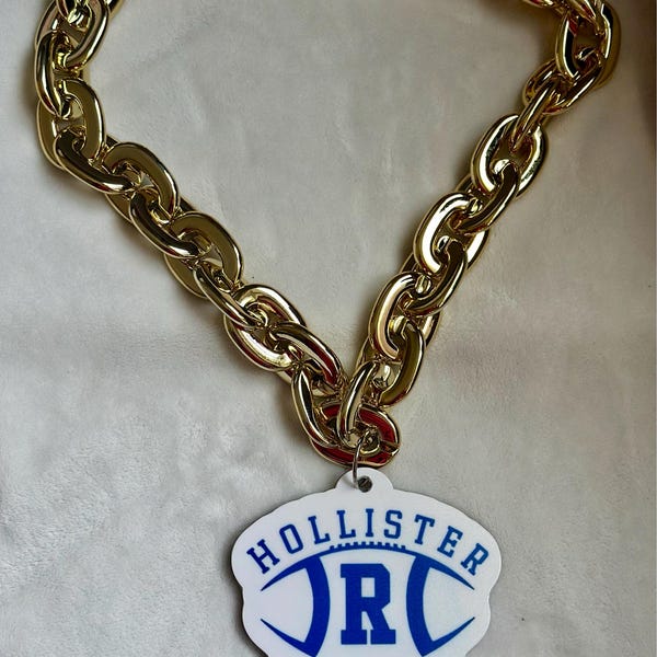 Custom Uv Printed Oversized Sports Chains / Gold Oversized Chain ...
