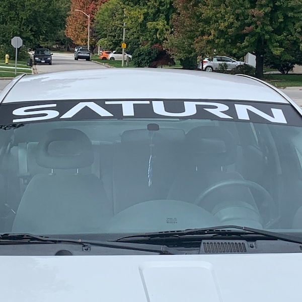 Custom Windshield Banner Vinyl Decal Sticker With or With-out Sun Strip ...