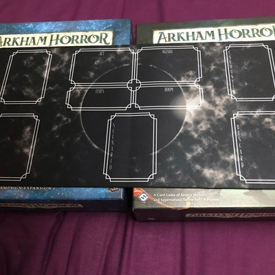 Table Mat for Arkham Horror LCG, Act/agenda and Encounter Draw/discard ...