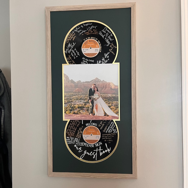Picture Framing Mat NOT A FRAME #20Z for Two LP Records and Album Cover ...