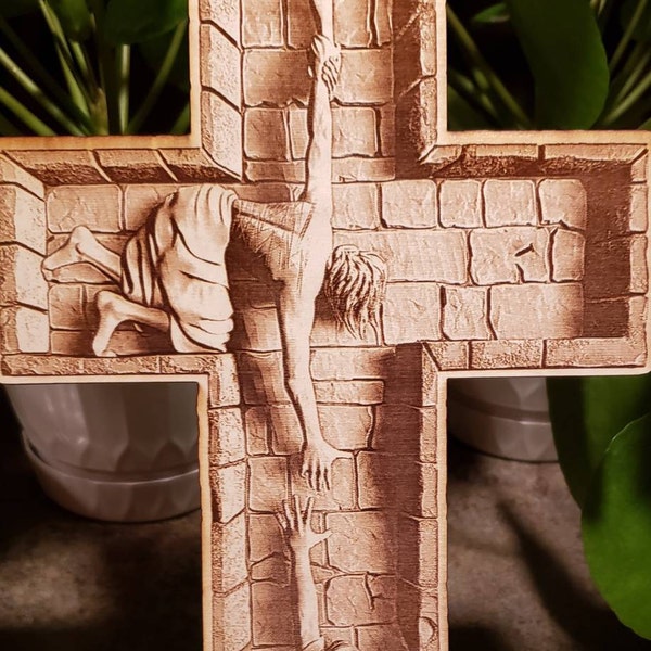 Digital Design File - Cross Well - Glowforge - Laser Ready - Engrave ...