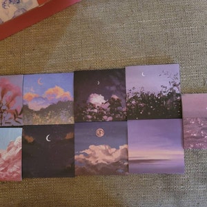 Set of 3 Nature Scenery Sticky Notes Made in USA 150 - Etsy