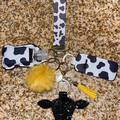 Western Key Fob SVG Cowboy Keychain Bag Tag Fob Template Faux Leather ...