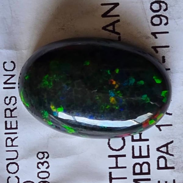 Top Quality Natural Opal, Natural Black Welo Fire Opal, 16x12 MM ...