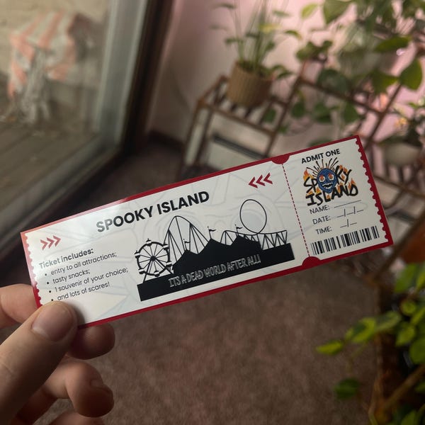 Theme Studios Printable Ticket, Birthday Invitation Entrance, Movie ...