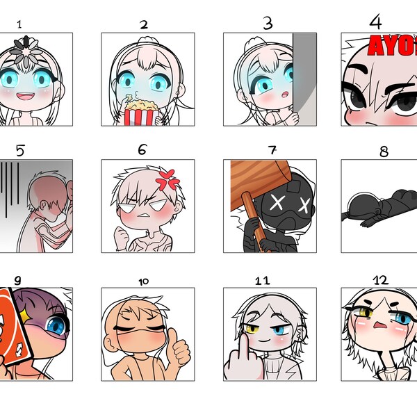 Vtuber Assets | 2D Glasses Aseet - Live 2D | Vtube Studio - Etsy