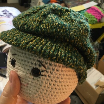 PDF Knitting Pattern Scally Cap Drivers Cap Newsboy Newborn Baby to ...