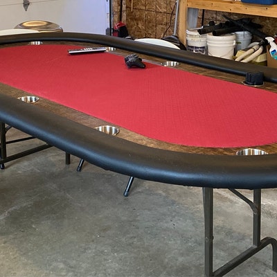 DIY 8' Premium Custom Racetrack Poker Table Building Kit 13 Color ...