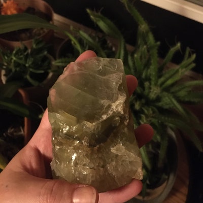 Green Calcite XL Rough Raw Chunk From Mexico, High Grade A Quality ...
