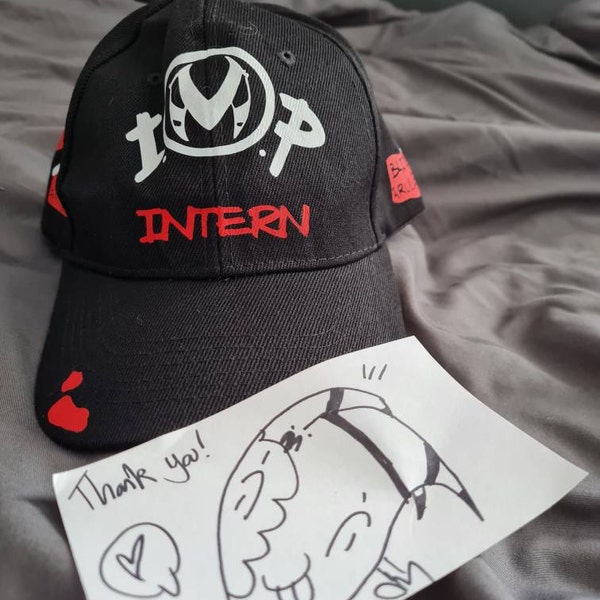 IMP Intern Hat | Helluva Boss Inspired Baseball Cap - Etsy