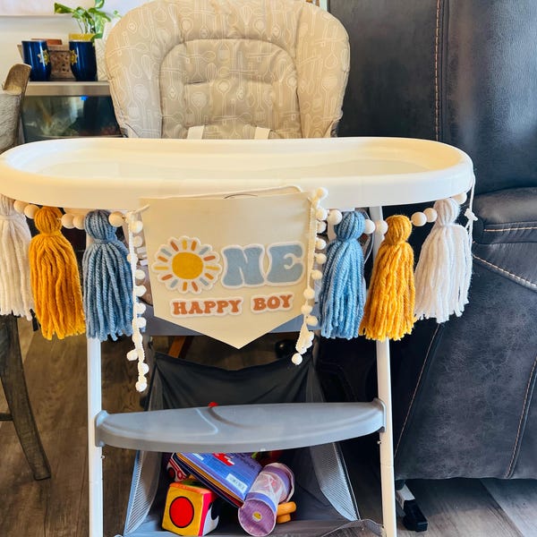 Blue Truck Birthday High Chair Banner, Beep Beep Party Decor - Etsy