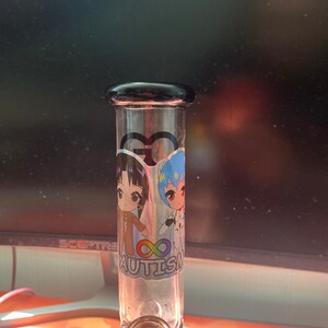 Rei and Lain Autism Chiquita Fumo Plush Holographic Vinyl Sticker - Etsy