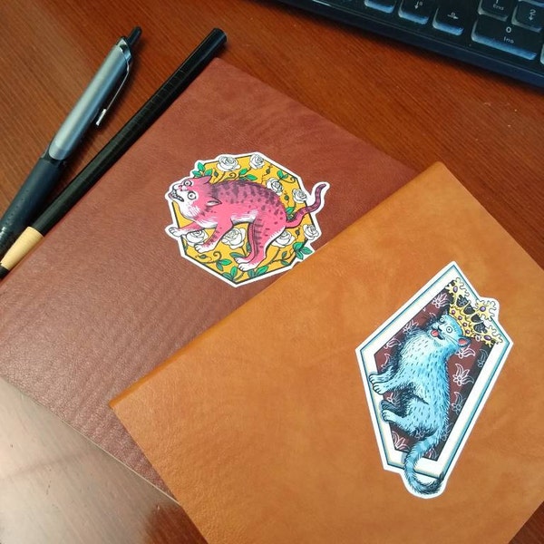 Medieval Bunny Warrior Vinyl Sticker Set - Etsy