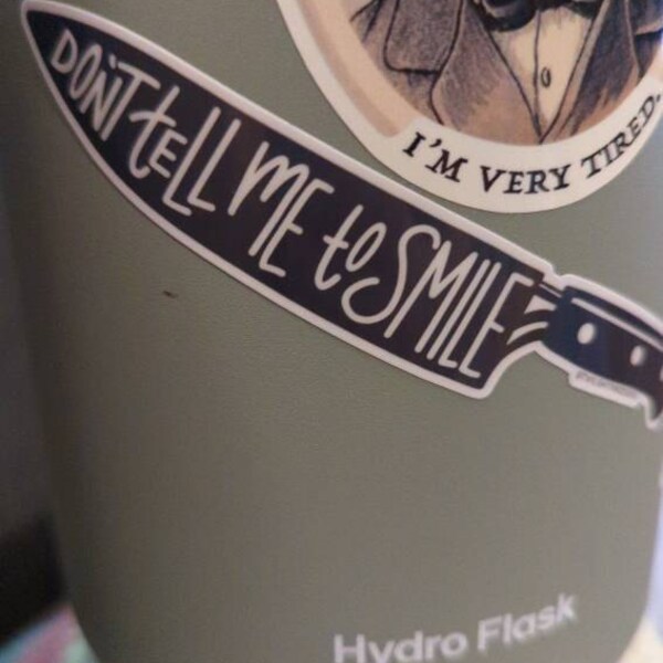 Funny Sticker heard Restaurant Worker Sticker Waterproof Vinyl Sticker ...