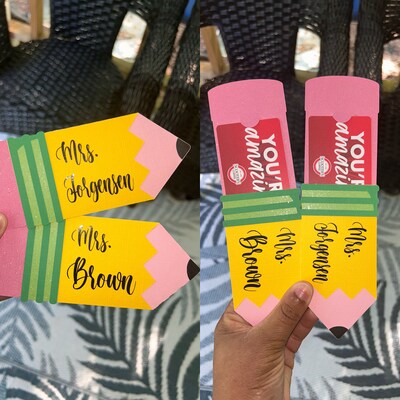 Teacher Crayon Box Magnetic Bookmark, Teacher Appreciation Gift ...