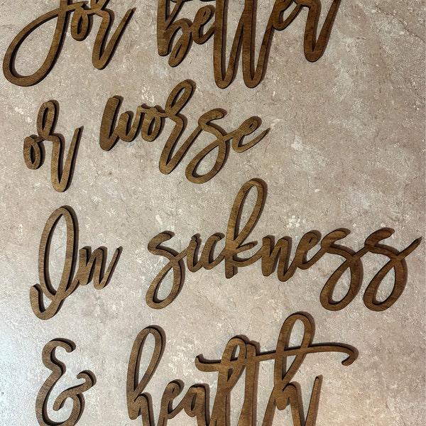 Custom Wood Words, Custom Word Signs, Wall Quotes, Wooden Word Cutout ...