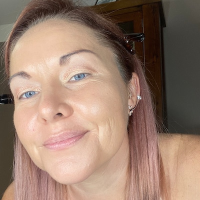 Sterling Silver Infinity Ear Climber, Crawler Earrings With Blue ...