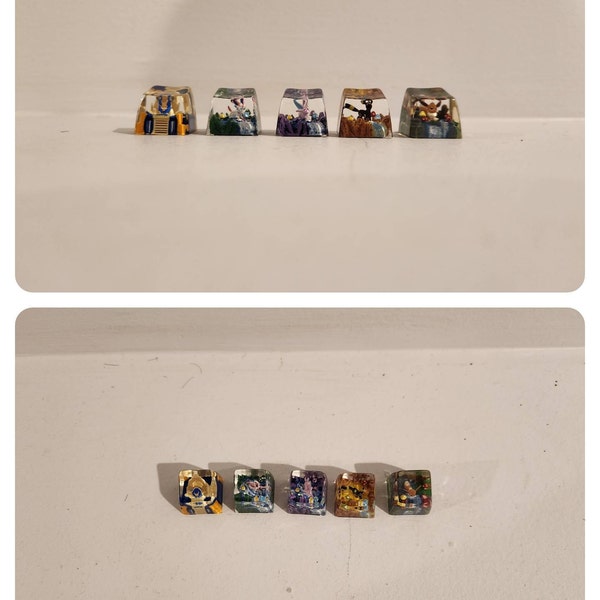 Glowing Fire Artisan Keycap, Fire Demon Anime Keycap, Anime Keycap ...