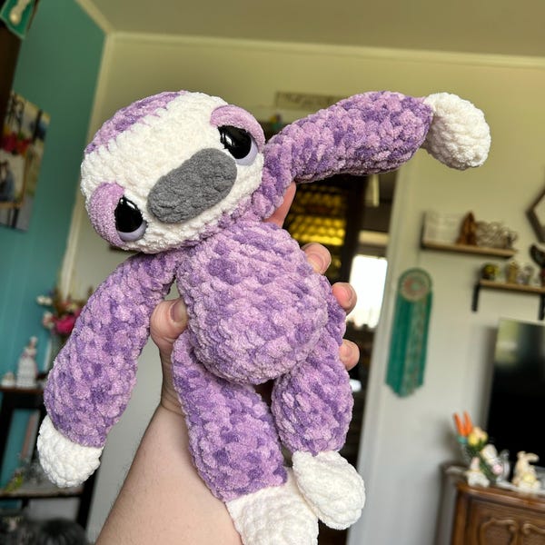 Blossom the Spring Sprite || Pink Fur Ears || Hand Painted Glitter Safety Eyes || READY TO SHIP ...