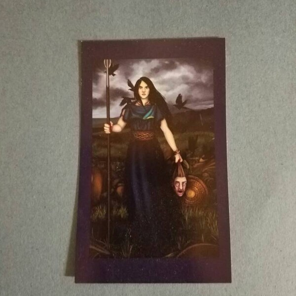 Morrigan Prayer Card - Etsy