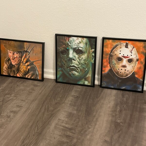 Jason Voorhees Friday the 13th Hockey Mask Horror Slasher Dark Art ...