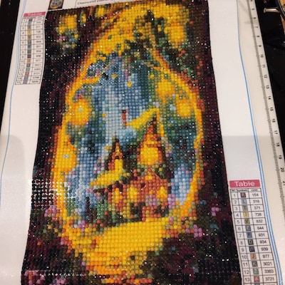 5d Rhinestone Art Painting Kit Adults, Gorgeous Castle Full Rhinestone ...