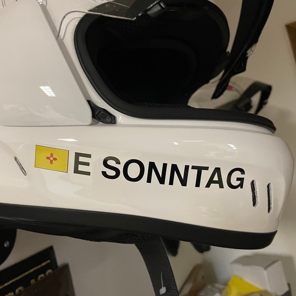 Custom Helmet Visor Sun Strip Sticker 36mm Tall Racing Bike Car Kart ...