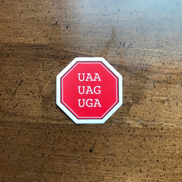 Stop Codon, Vinyl Science Sticker, Biology, Genetics, Geekery, Gift for ...