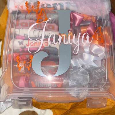 Customized Girl Baby Box - Etsy