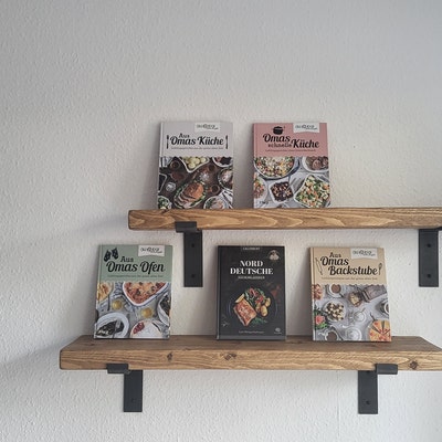 Wooden Rustic Floating Shelves Handcrafted Using Sustainable - Etsy UK