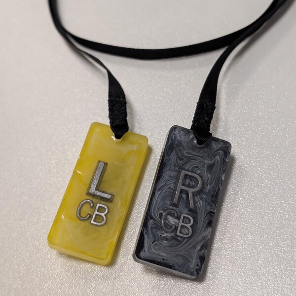 Blue and Red Student X-ray Anatomical Side Markers With a Shimmer ...