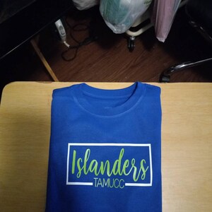 TAMUCC Islanders SVG ISLANDER Blue Green White Izzy - Etsy
