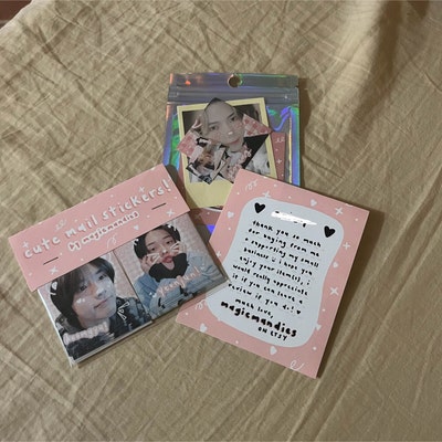 Enhypen Enha Mail Stickers pack of 18 Cute Kpop Happy Mail Square ...