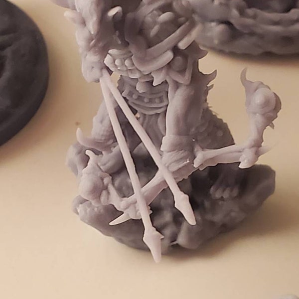 Akata Gnoll God Huge Miniature by Archvillain Games. - Etsy