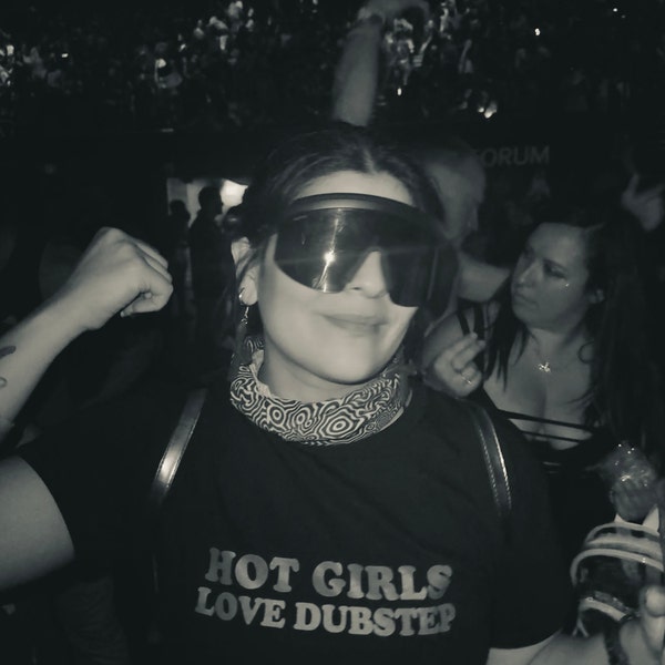 Hot Girls Love EDM Trap Crop Top (loose-fit) | Trendy Rave Wear for ...