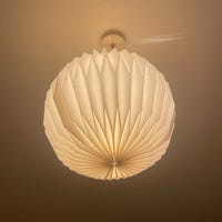 Oval Origami Paper Lampshade - Etsy UK