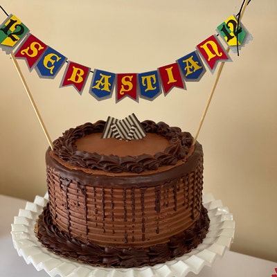 Mini Cake Banner Bunting Centerpiece for Medieval Knight Birthday Party ...