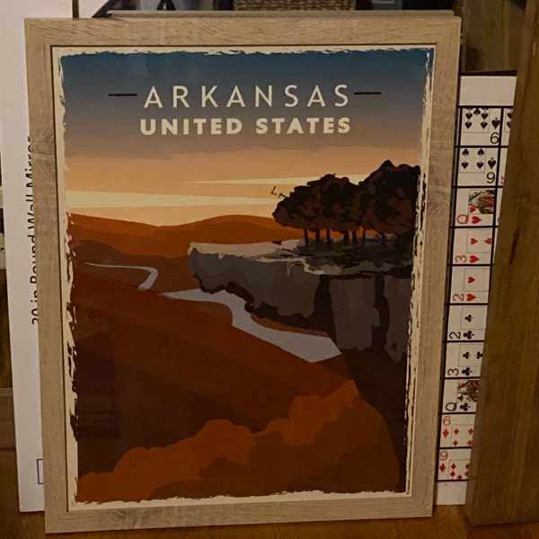 Retro Style Travel Poster, Colorado Vintage Rustic Poster Print, Home ...