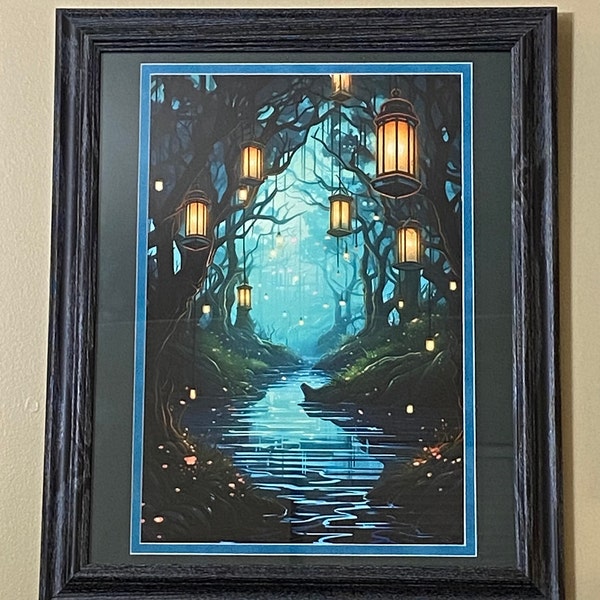 Magic Tree of Life Poster, Tree of Life Print, Natural Wall Art, Tree ...