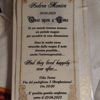 Cinderella Mini Scroll Invitation Sample Kit Royal Theme, Scroll ...