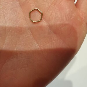 Moon septum septum piercing Half moon septum Silver septum | Etsy