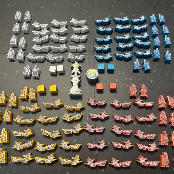 OATH - Matte Vinyl Meeple Stickers/decals Upgrade Kit - Unofficial ...