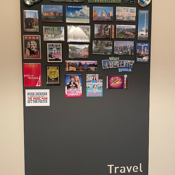 Travel Magnet Board 20in X 30in | Adventures | House Sign | Metal Wall ...