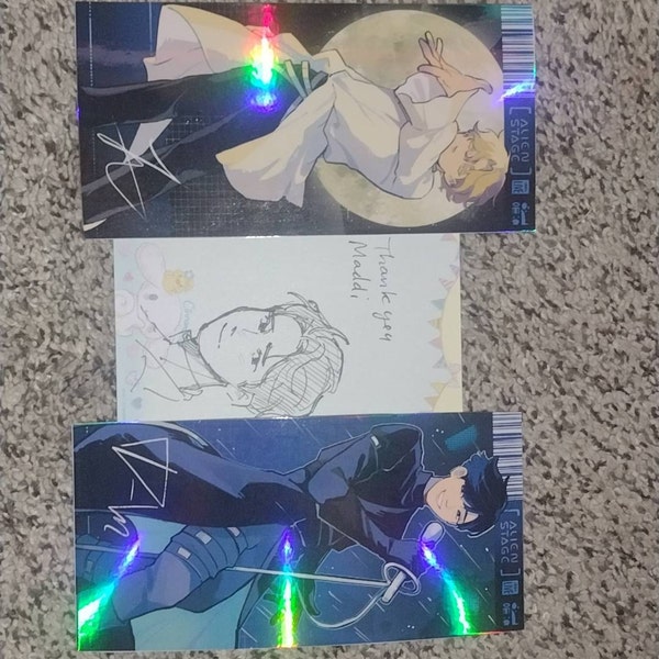 ALIEN STAGE ALNST Holographic Bookmarks/tickets - Etsy UK