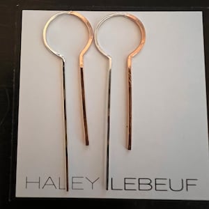 Half Moon Vinyl Record Rock-n-roll Inspired Mixed Metal - Etsy