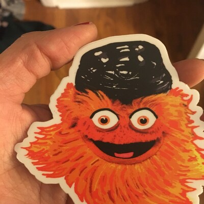 Gritty Vinyl Sticker - Etsy